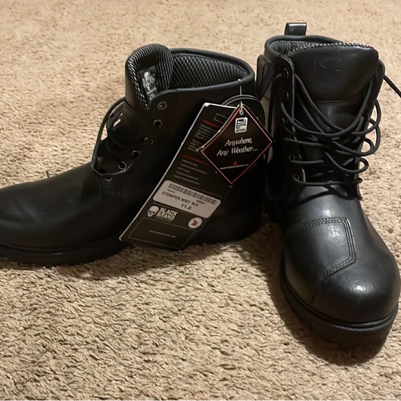 Black Brand. | Shoes | Stomper Mens Leather Motorcycle Boot | Poshmark